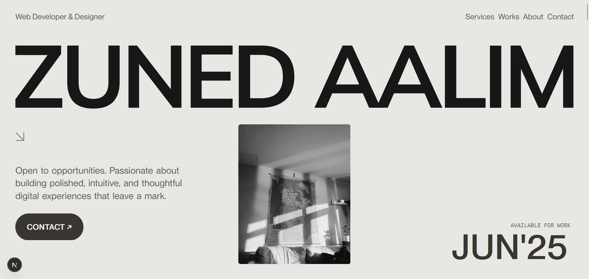 Zuned Aalim - Full Stack Developer